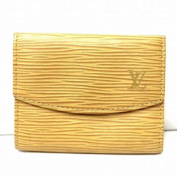Louis Vuitton | Accessories | Louis Vuitton Epi Porto Monsample M6349 Coin Case Mens Womens ...
